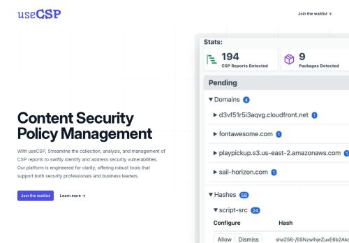 Content Security Policy Management to Revolutionize Web Security | useCSP